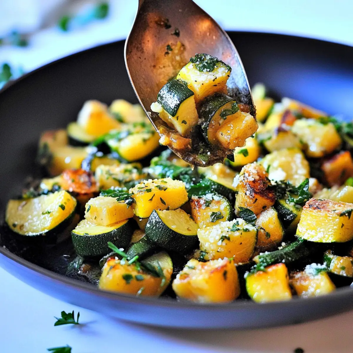 Irresistibly Tasty Low Carb Garlic Butter Zucchini & Yellow Squash