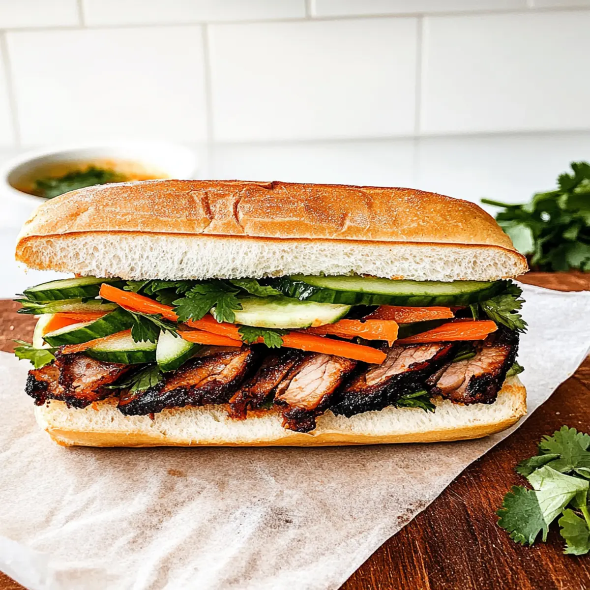 Irresistible Bahn Mi Sandwich: A Delicious Homemade Twist