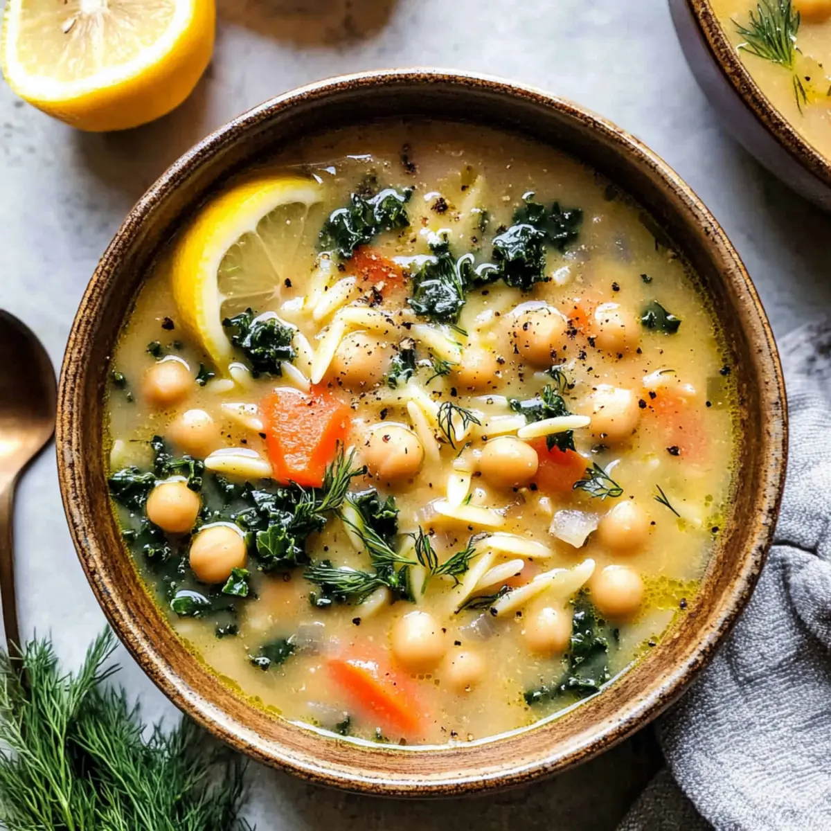 Ultimate Lemony Greek Chickpea Soup: Delicious and Easy