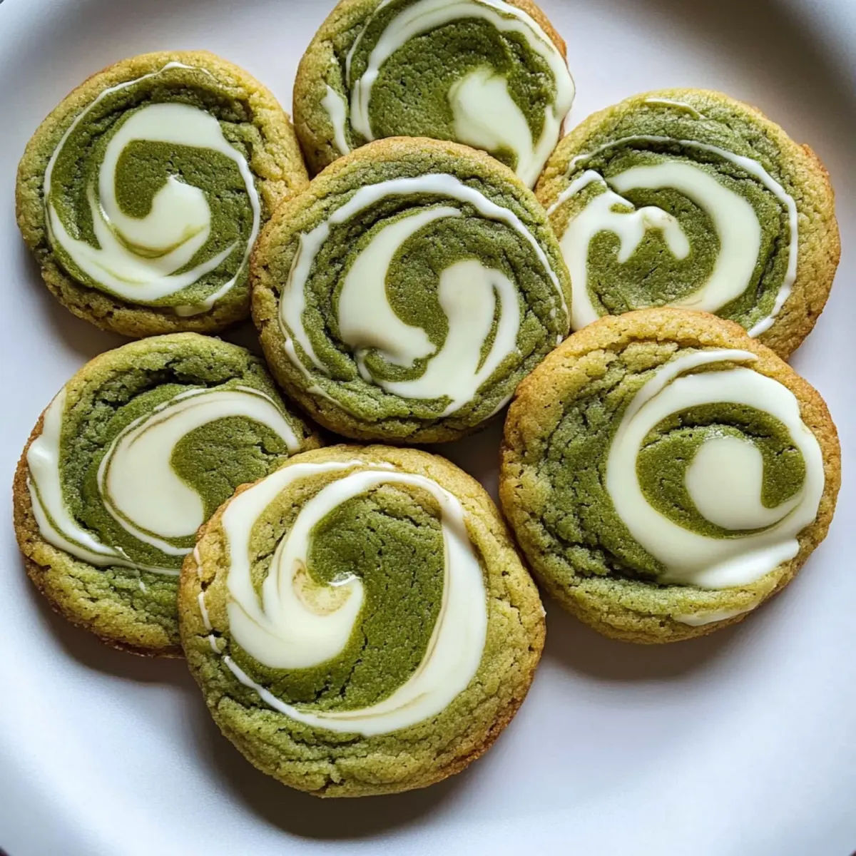 Irresistible Matcha White Chocolate Swirl Cookies Recipe