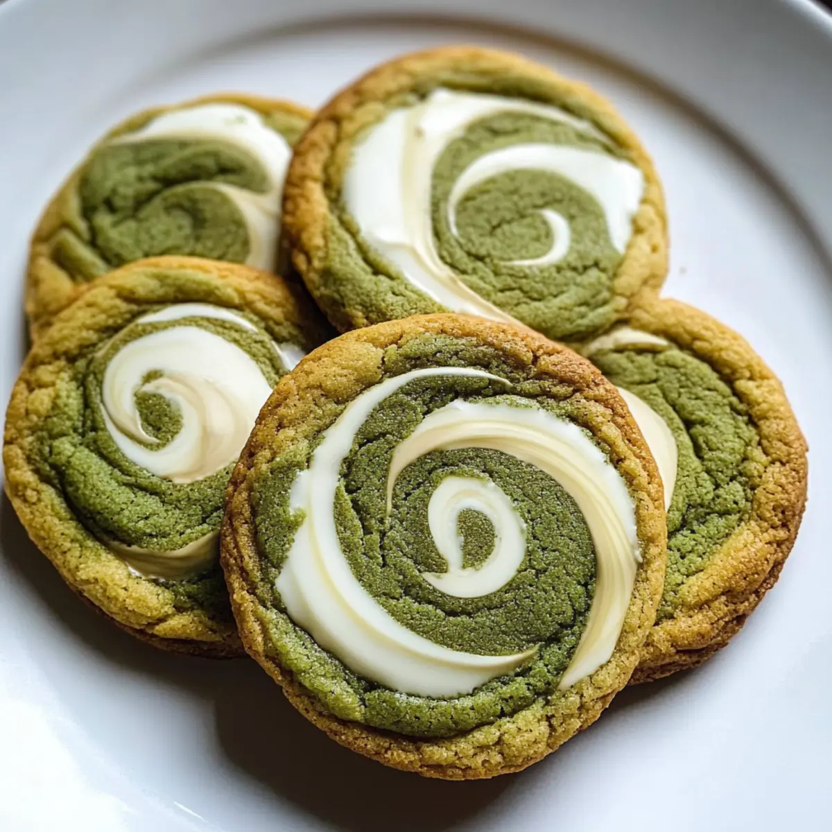 Irresistible Matcha White Chocolate Swirl Cookies Recipe